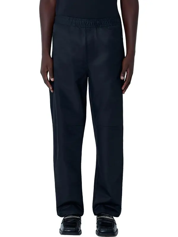 WALES BONNER Satin Track Pants - Black