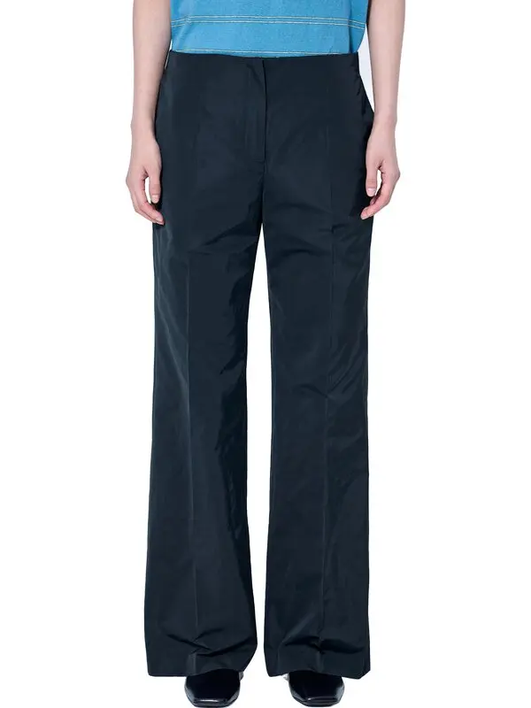 JIL SANDER Tailored Wide-leg Trousers - Black