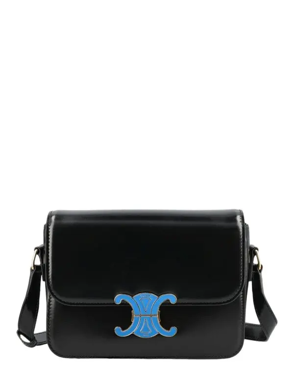 Celine Triomphe Teen Leather Shoulder Bag - Multicolor
