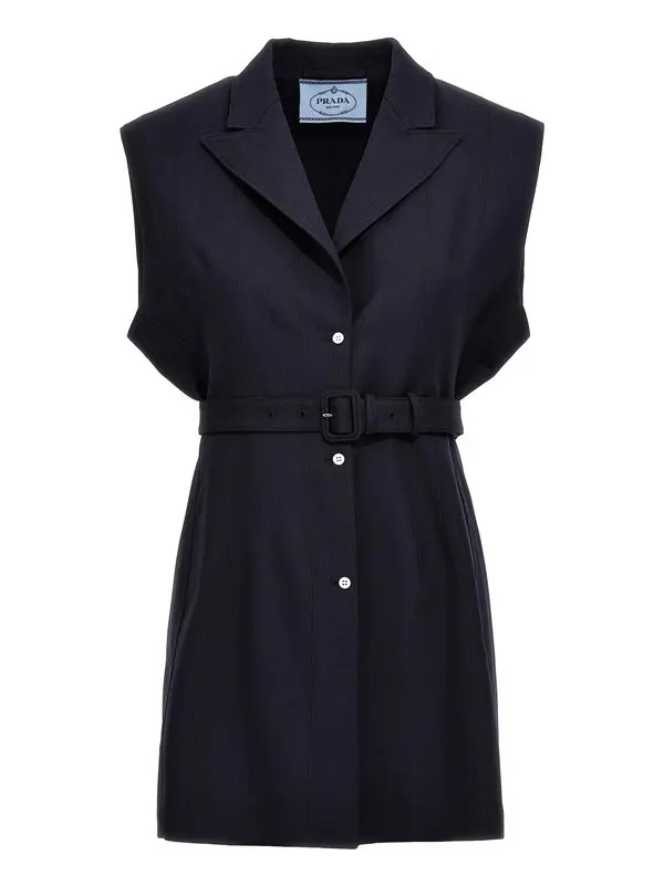 Prada Wool Vest - Blue