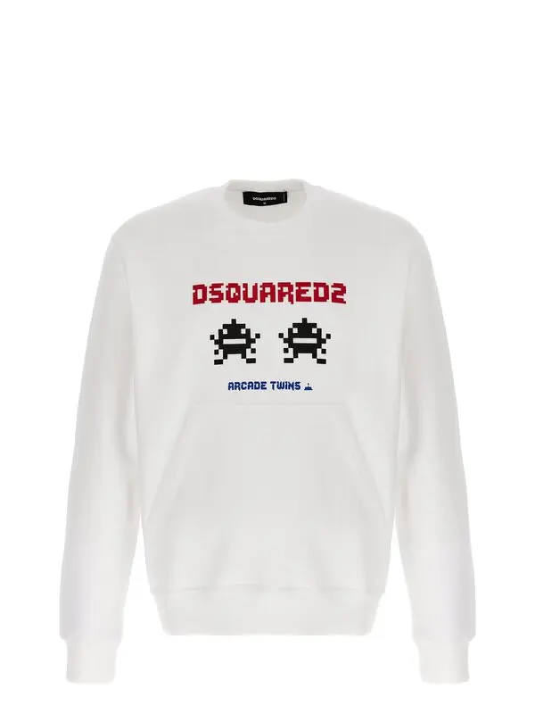Dsquared2 Cotton Sweatshirt - White