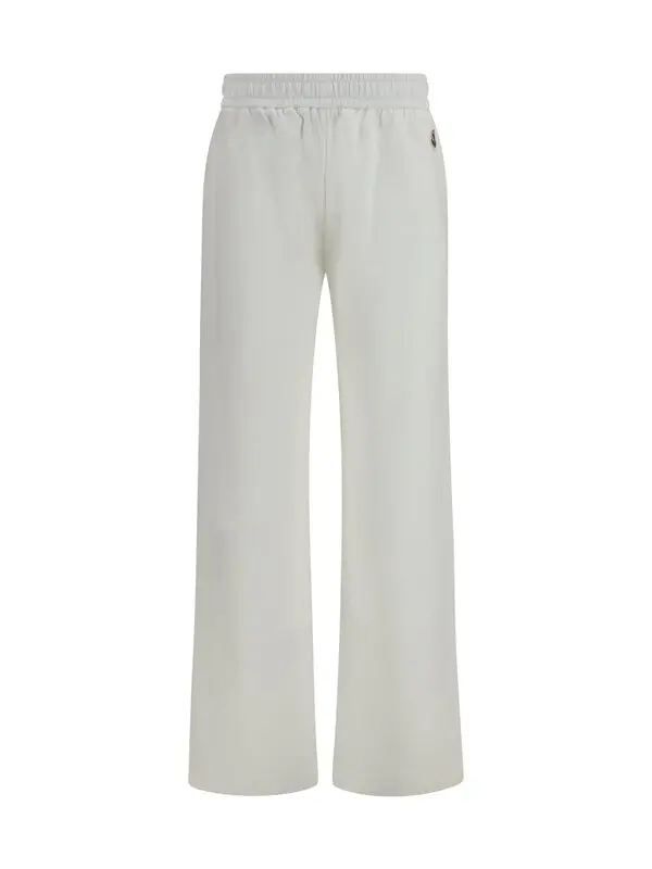 Moncler Logo-appliqué Pants - White