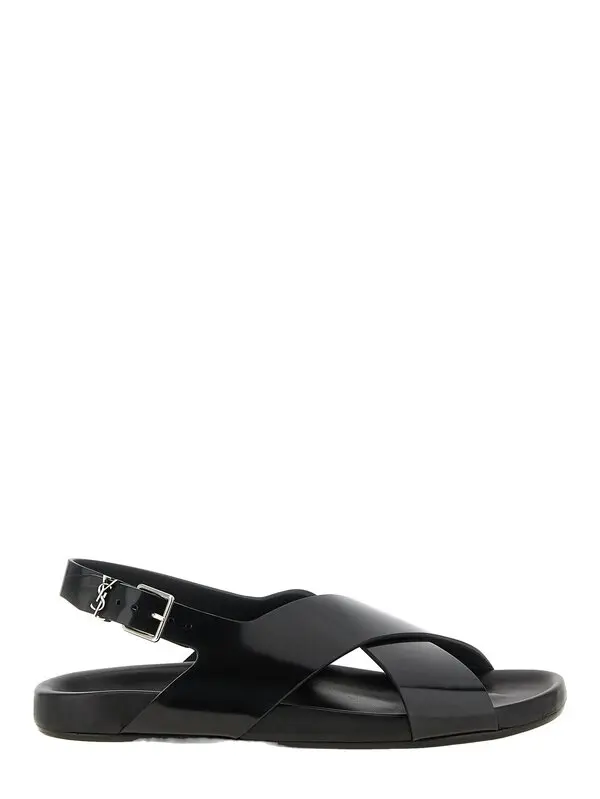 Saint Laurent Helios' Sandals - Black