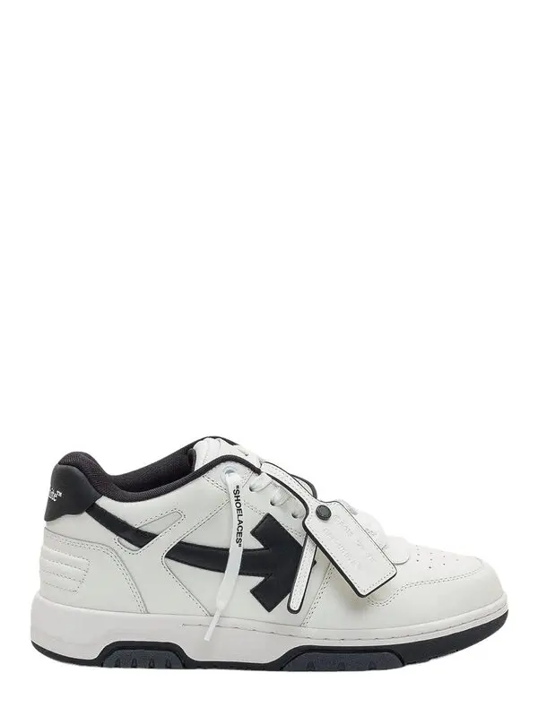 Off-White Leather Low-top Sneakers - White