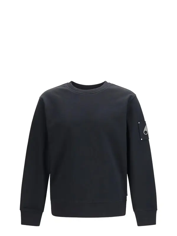 Moose Knuckles Hartsfield Crewneck Sweatshirt - Black