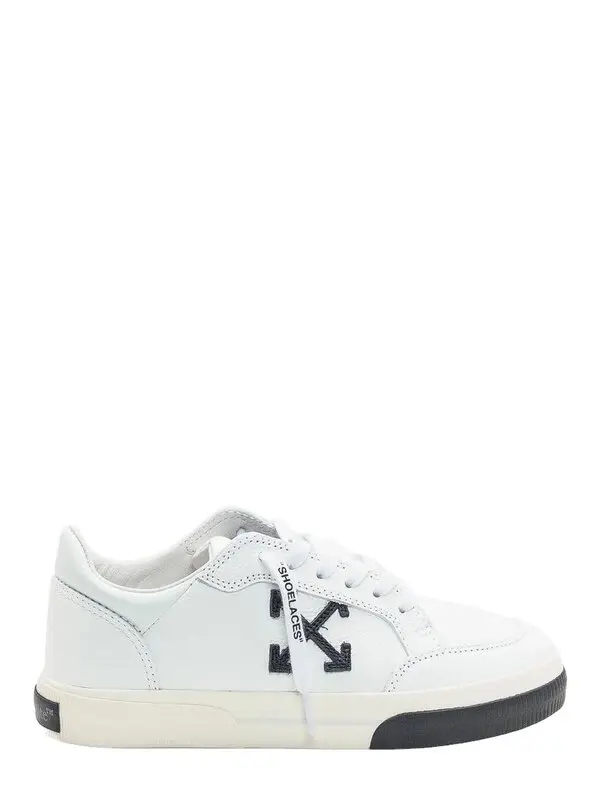 Off-White Leather Signature Arrows Trainers - White