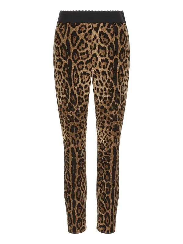 Dolce & Gabbana Leo Leggings - Brown