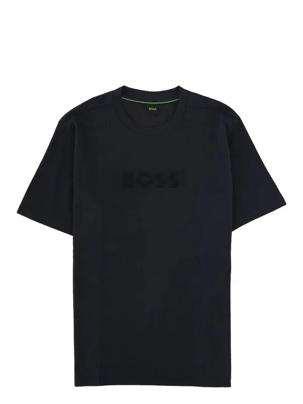 BOSS T-shirt Terrace Con Logo - Blue