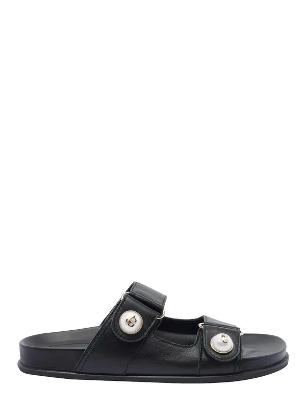 JIMMY CHOO Fayence Sandals - Black