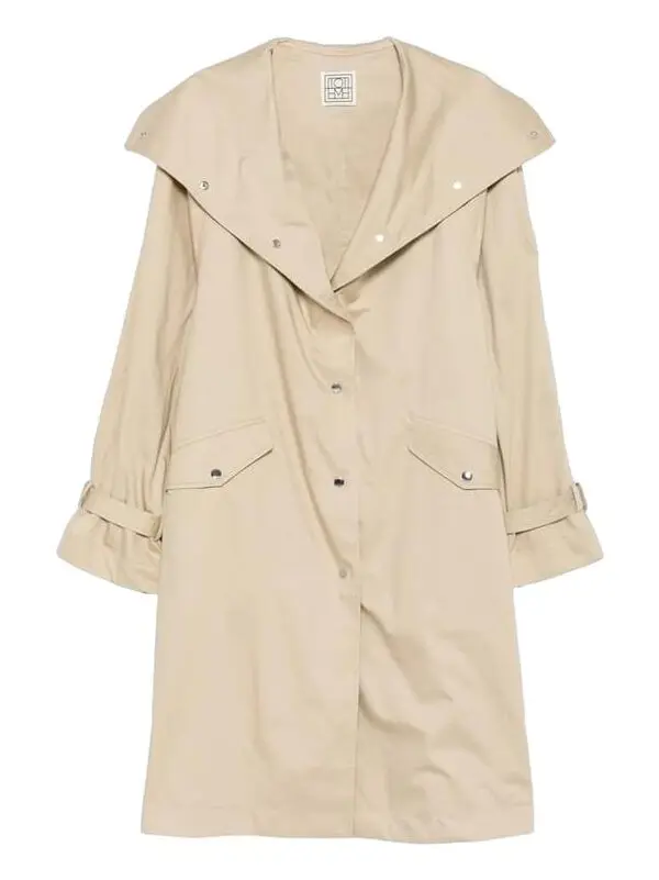 TOTEME Neutrals Coats Trench & Raincoats - Cream