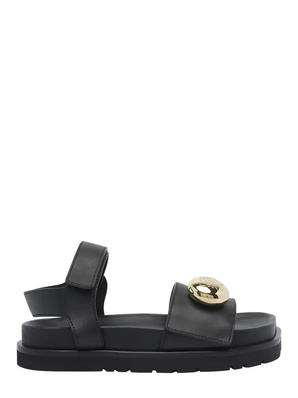 Loewe Pebble Fussbett Sandals - Gold