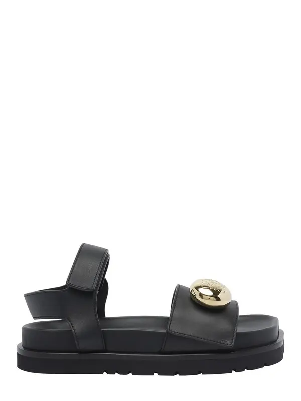 Loewe Pebble Fussbett Sandals - Gold