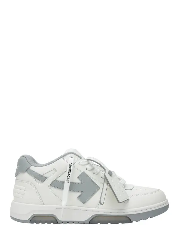 Off-White Leather Out Of Office Sneakers - Gray