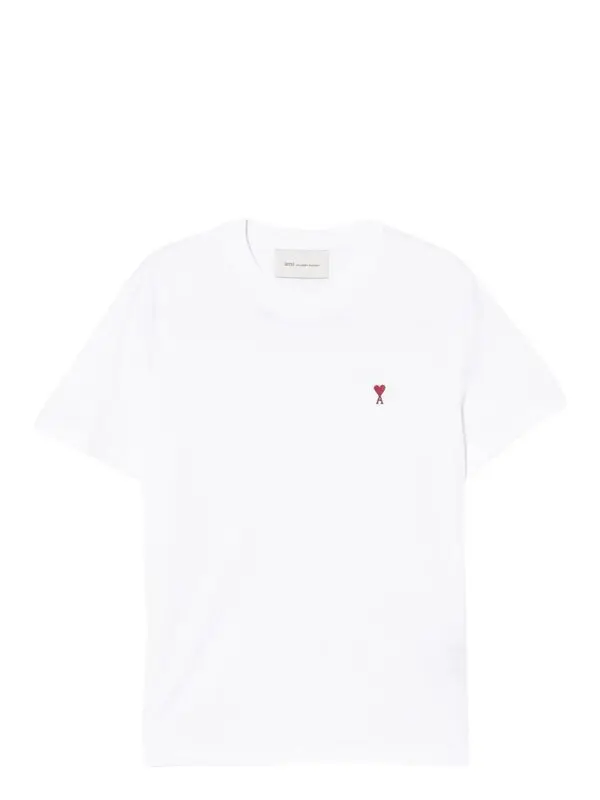 AMI Paris De Coeur Cotton T-shirt - Multicolor
