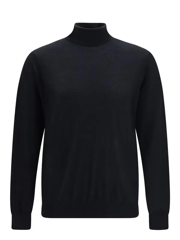 Giorgio Armani Cashmere Turtleneck Sweater - Black