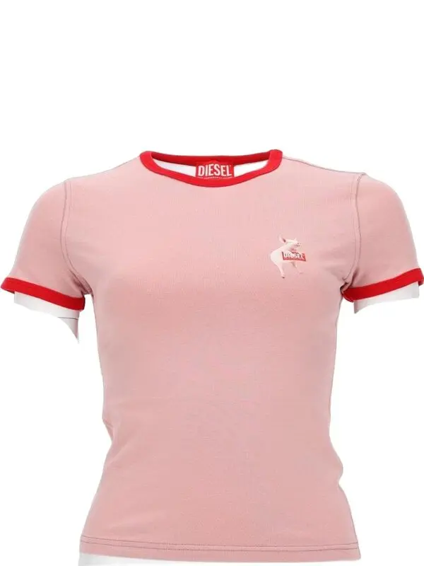 DIESEL® Graphic Print T-shirt - Pink