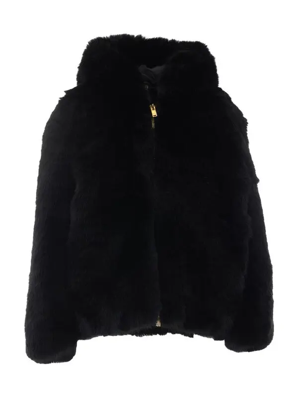 Moose Knuckles Ember Faux Fur Jacket - Black
