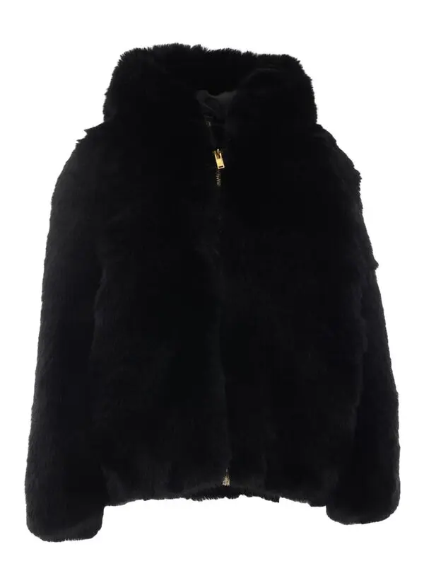 Moose Knuckles Ember Faux Fur Jacket - Black