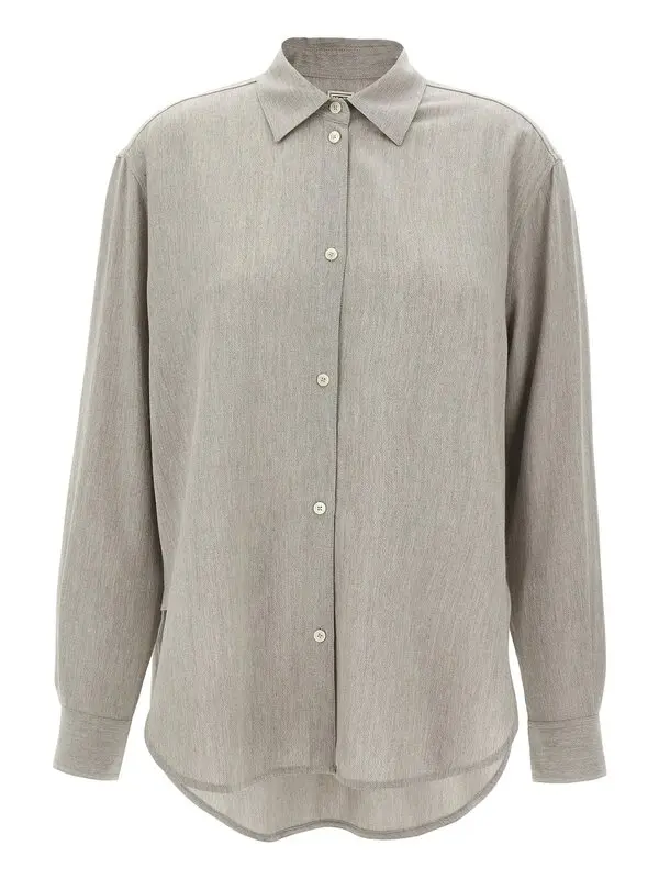 TOTEME Wool Shirt - Gray
