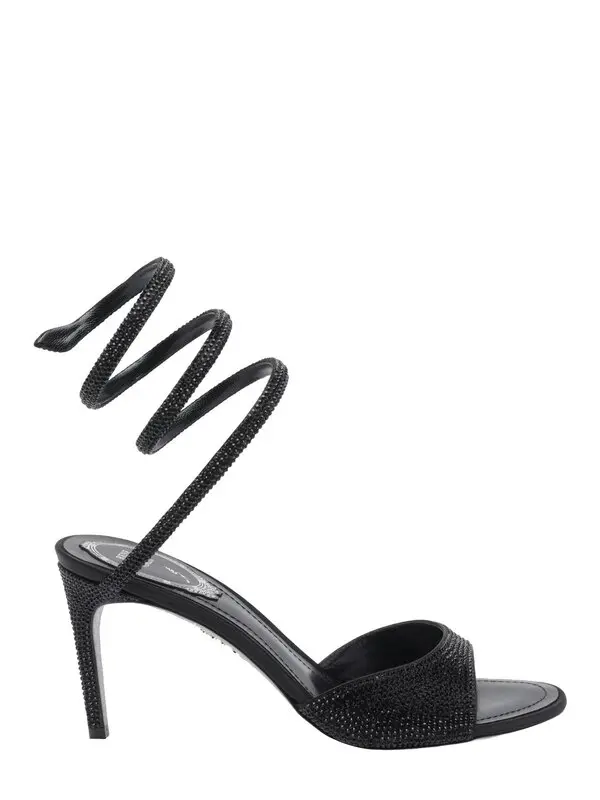 Rene Caovilla Heeled Sandals - Black