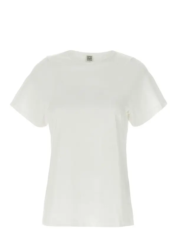 TOTEME Curved Seam T-shirt - White