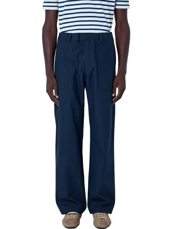 Prada Wide-leg Tailored Trousers - Blue
