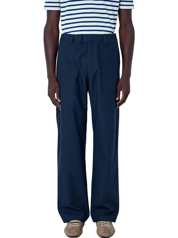 Prada Wide-leg Tailored Trousers - Blue
