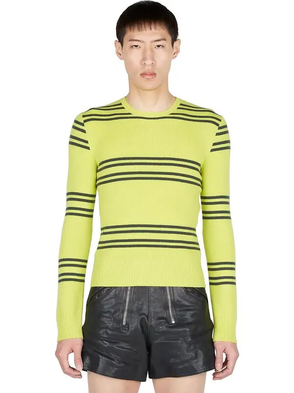 Prada Stripe Sweater - Green