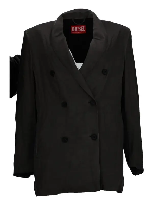 DIESEL® Viscose Fluid Blazer - Gray