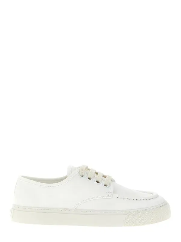 Prada Cotton Sneakers - White