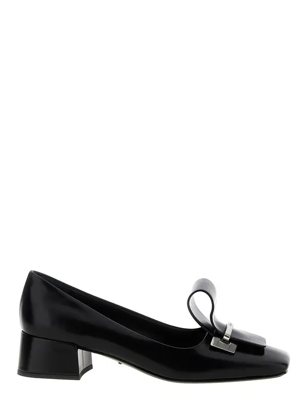 Prada Leather Pumps - Black