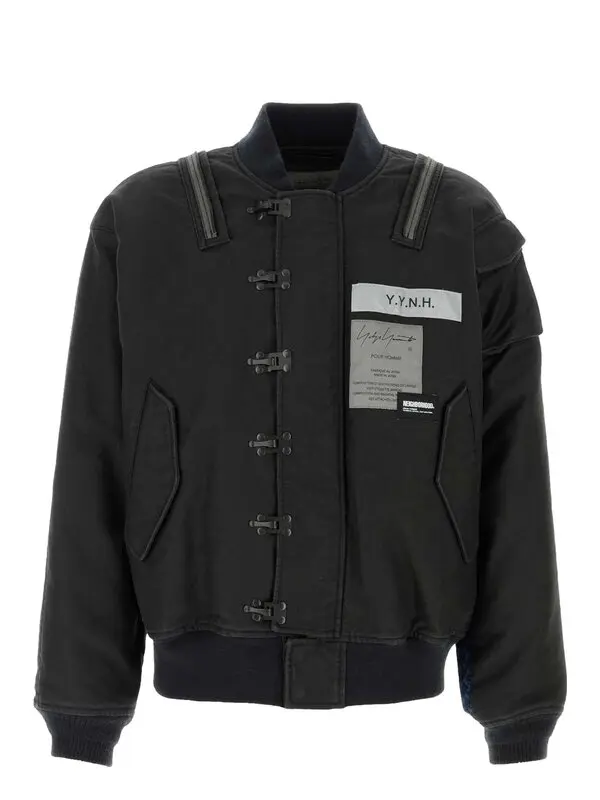 Yohji Yamamoto Denim X Neighborhood Bomber Jacket - Black
