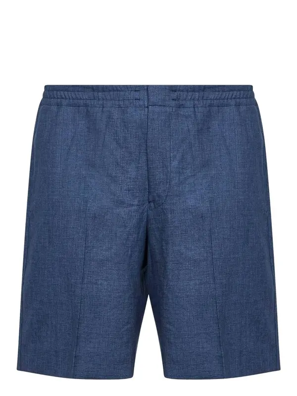 Zegna Oasi Lino Shorts - Multicolor