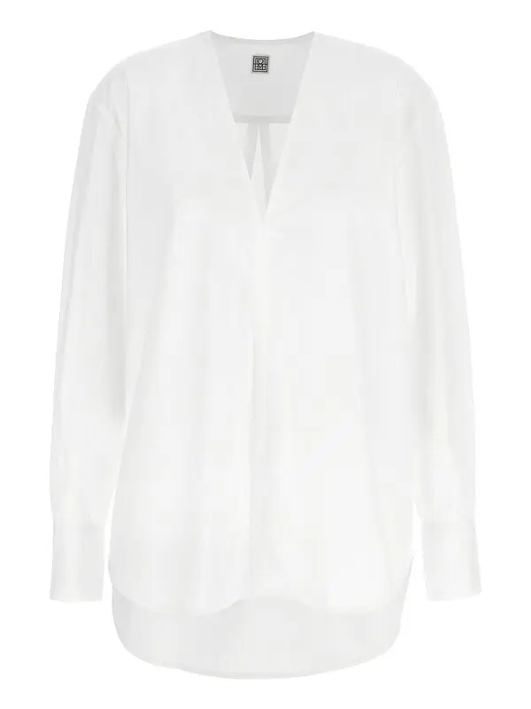 TOTEME Cotton Blouse - White