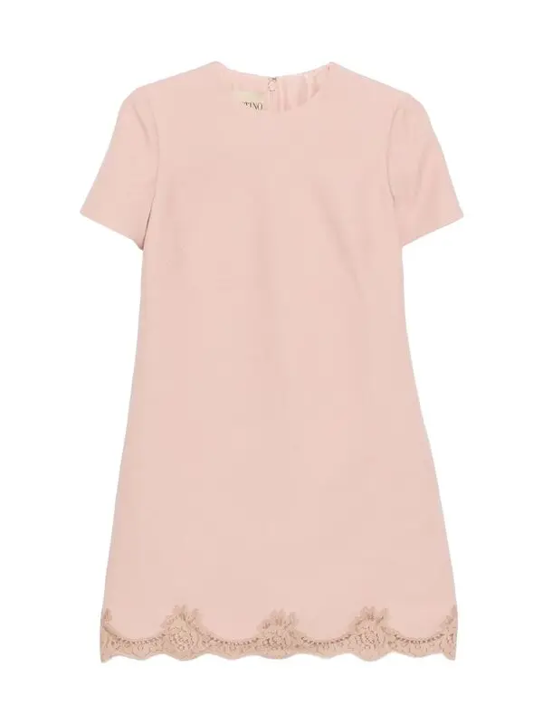 Valentino Garavani Wool And Silk Blend Mini Dress - Multicolor