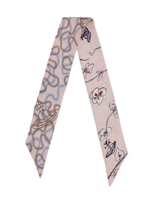 VIVIENNE WESTWOOD Beandeau Flower & Orbs - Pink