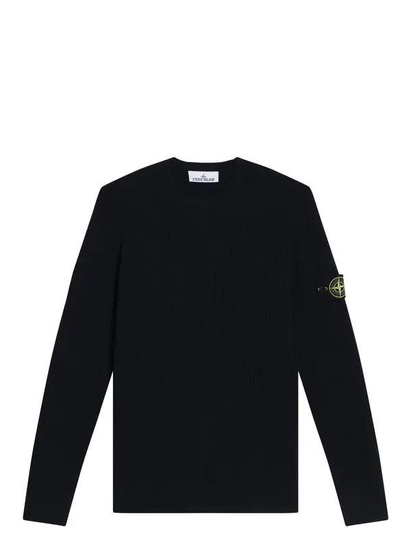 Stone Island Virgin Wool Sweater - Blue