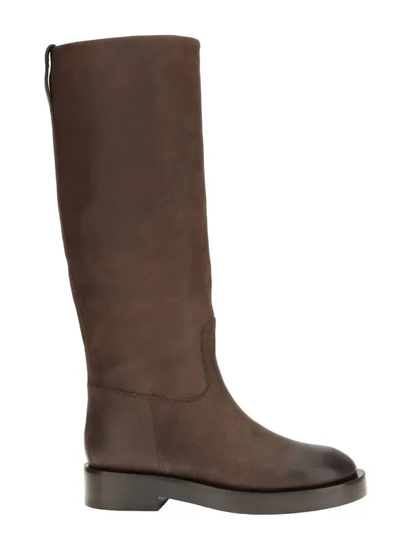 Paris Texas Napa Leather High Boots - Brown