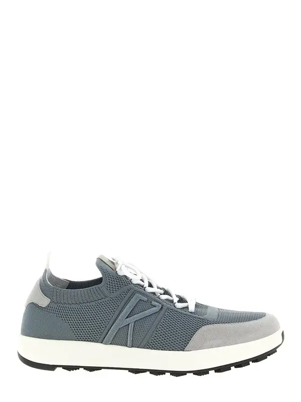 Kiton Technical Cotton Sneakers - Gray