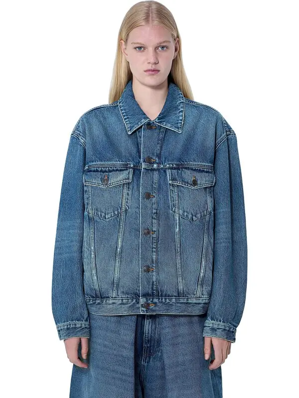 Balenciaga Kick Jacket - Blue