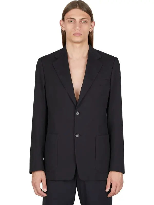 LANVIN Patch Pockets Blazer - Black
