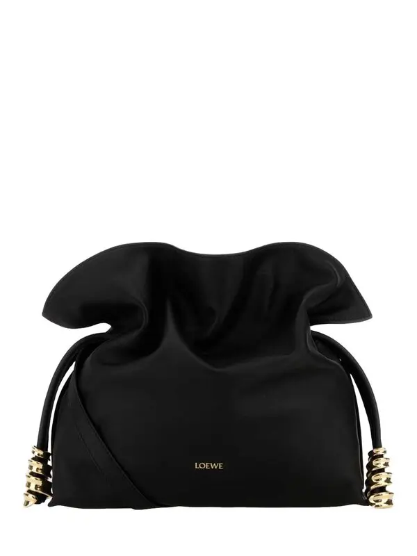 Loewe Leather Clutch - Black