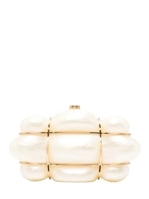 Cult Gaia Neutrals Clutch Bags - Cream