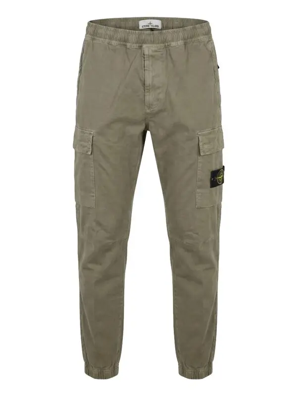 Stone Island Cotton Cargo Trousers - Multicolor