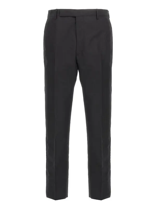 Prada Cotton Trousers Tec - Black