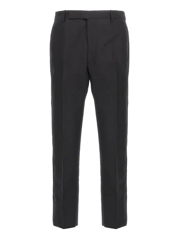 Prada Cotton Trousers Tec - Black