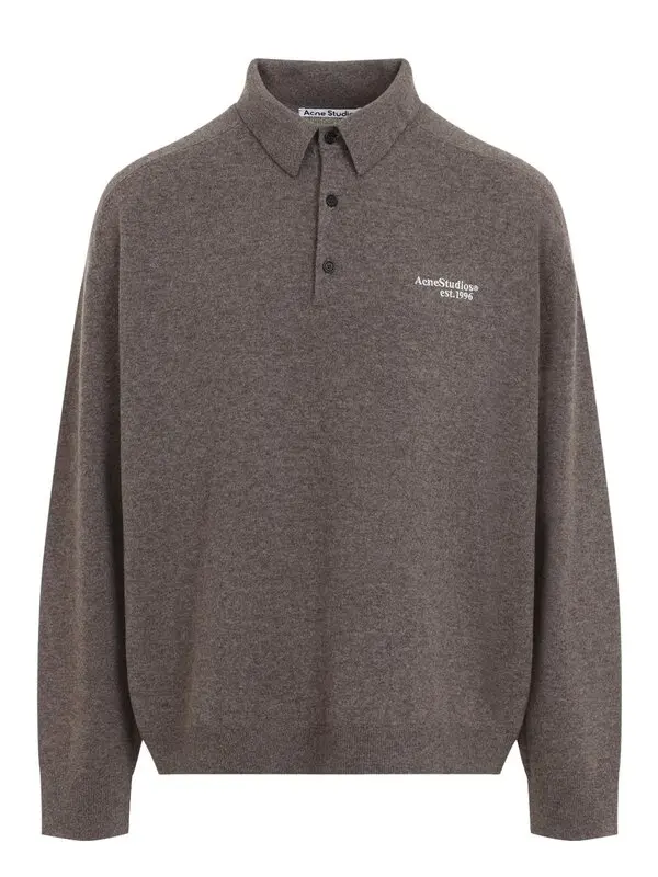 Acne Studios Polo Sweater - Brown
