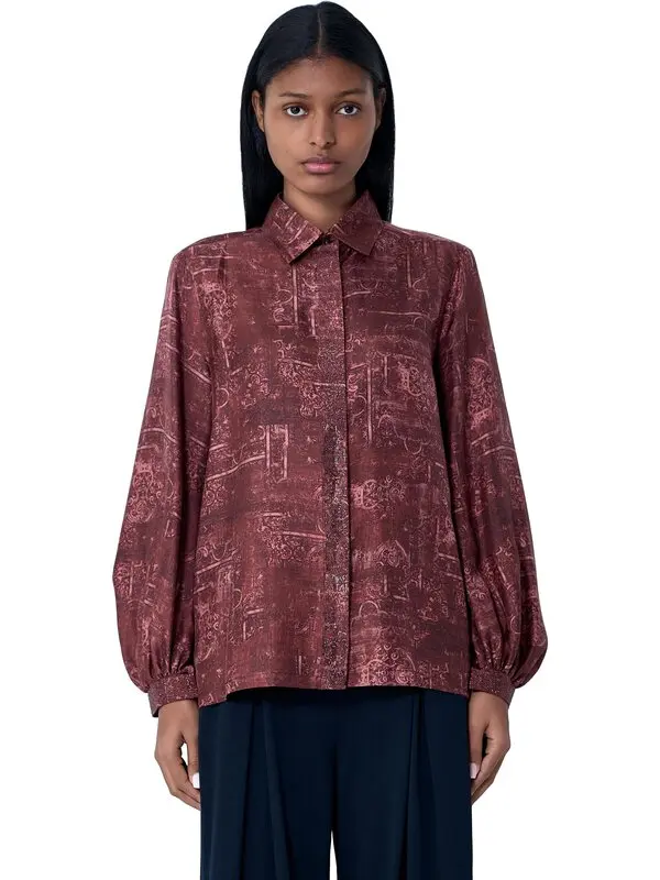 Max Mara Silk Shirt - Multicolor