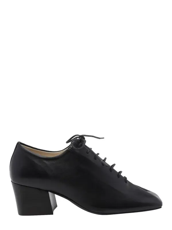 LEMAIRE Classic Derbies With 55mm Heel - Black