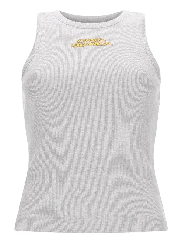 Casablanca Logo Tank Top - Gray